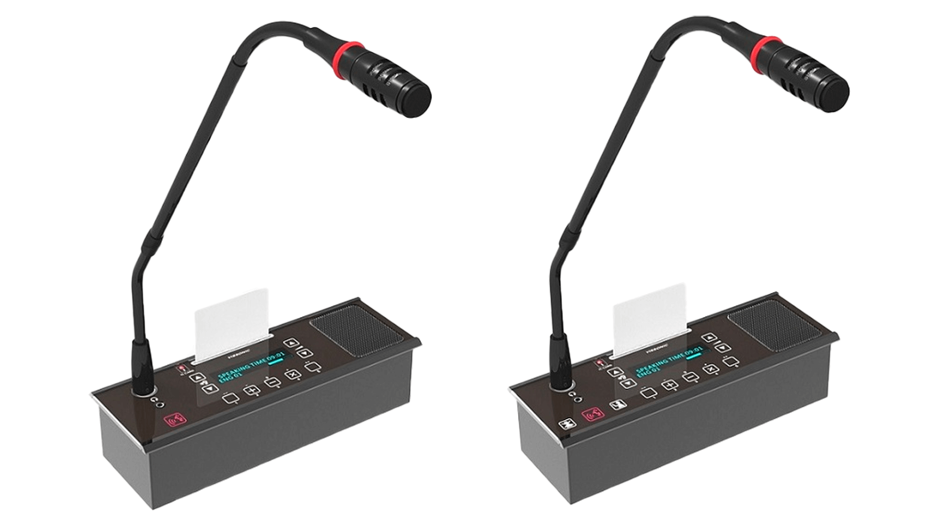 Flush Mount All-in-One Unit with Voting and Channel Selector_Digital Conference System, Audio ...