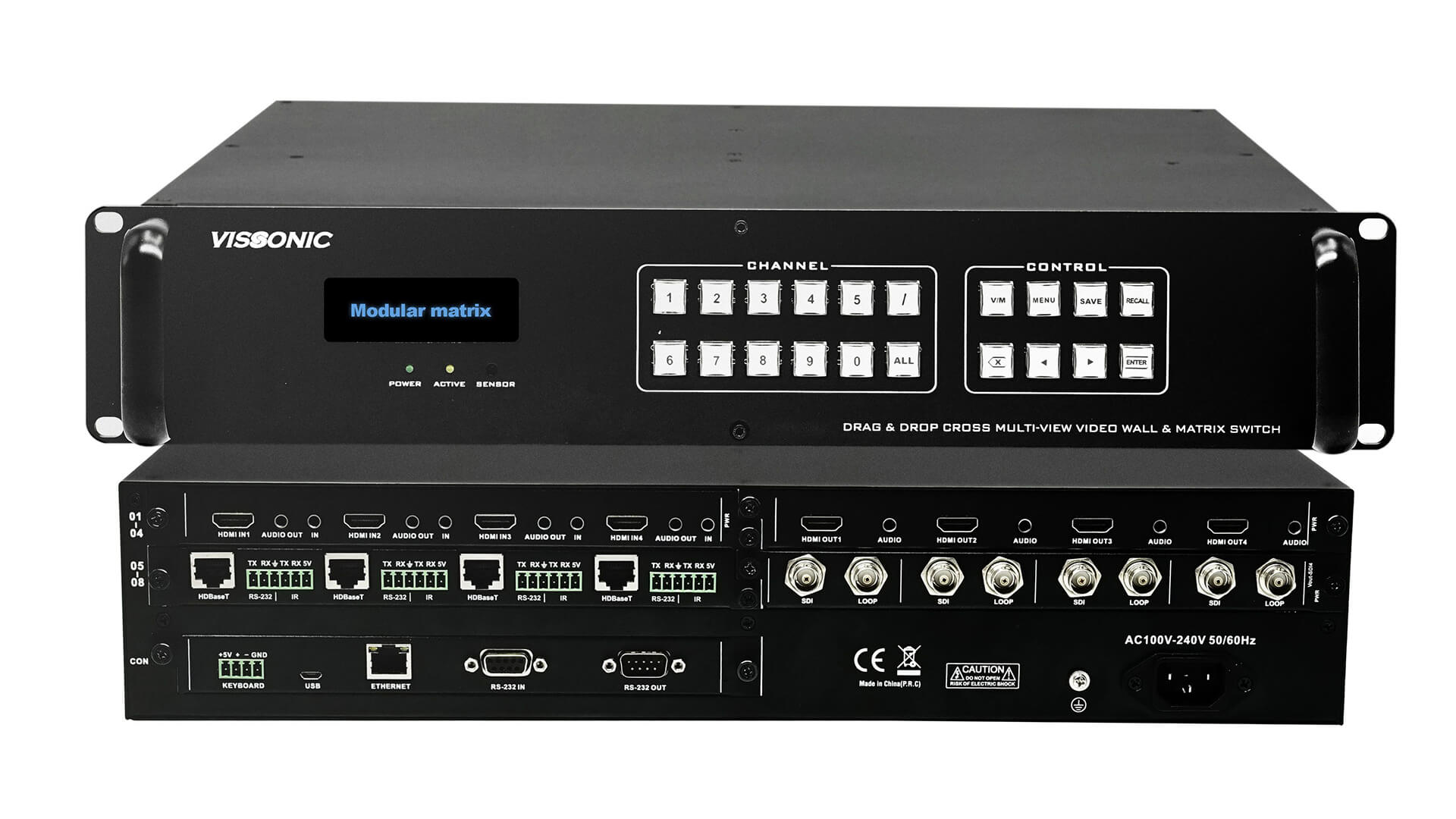 Switching Video Wall Processor 8x8