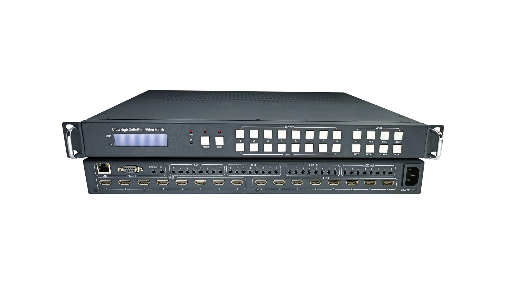 8x8 Seamless 4K UHD Matrix and Video Wall Processor_Digital Conference System, Audio ...