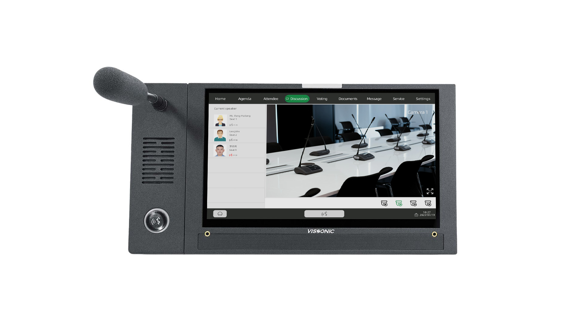 11.6" Paperless Flush-mount Multimedia Conference Unit_Digital ...