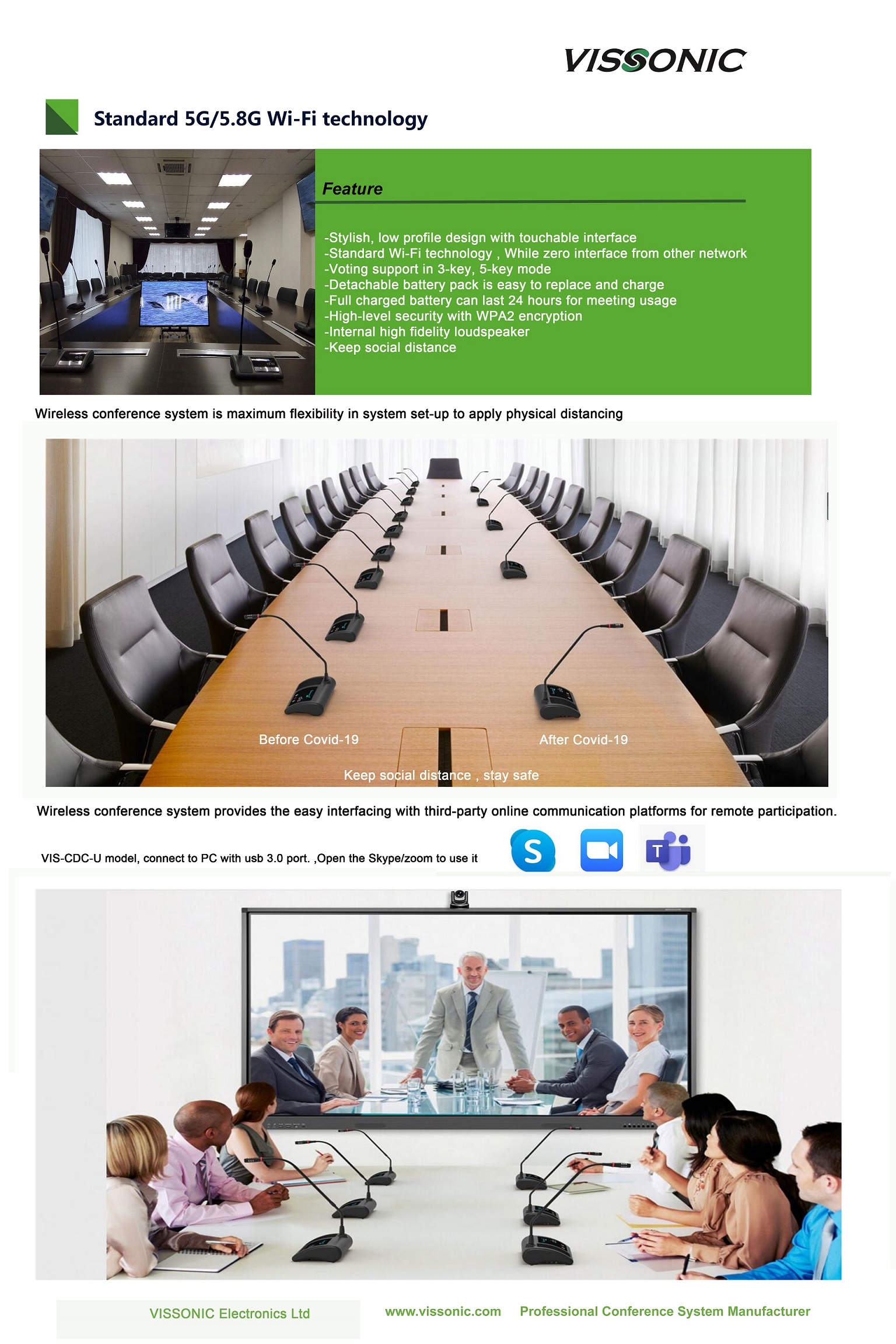 Video conferencing solution_Digital Conference System, Audio ...